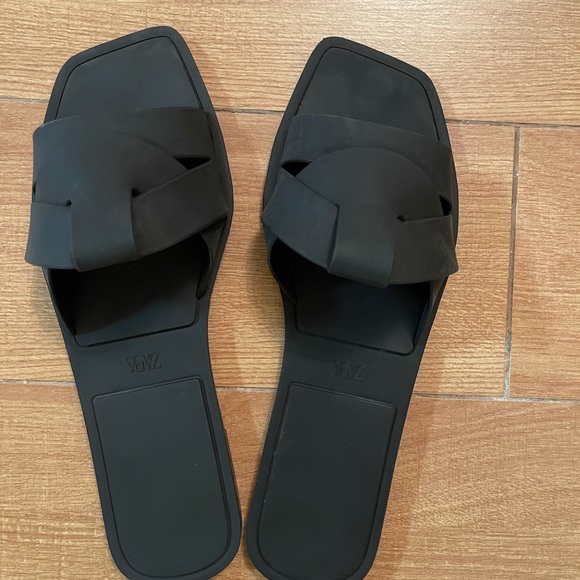 Shoes | Zara Slide Sandals | Poshmark
